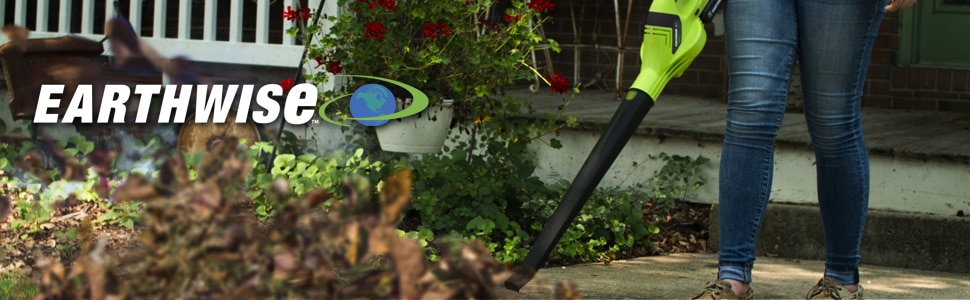Earthwise 150 MPH 70 CFM 20-Volt Lithium-Ion Handheld Leaf Blower ...