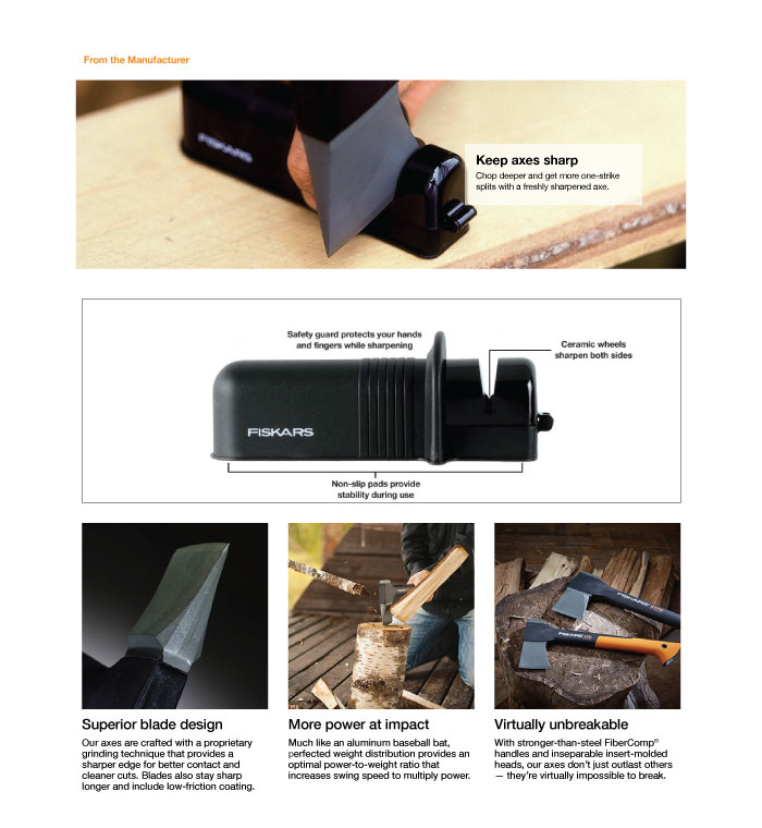Fiskars Axe Sharpener 78616984J - The Home Depot