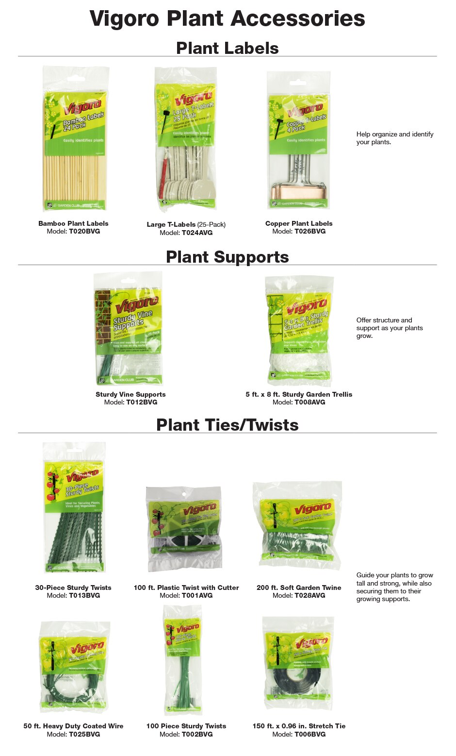 Vigoro Bamboo Plant Labels (24-Pack) T020BVG - The Home Depot