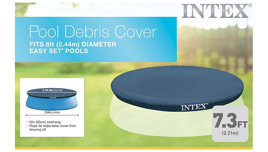 Intex Easy Set 8 ft. Round Winter Pool Cover 28020E - The Home Depot