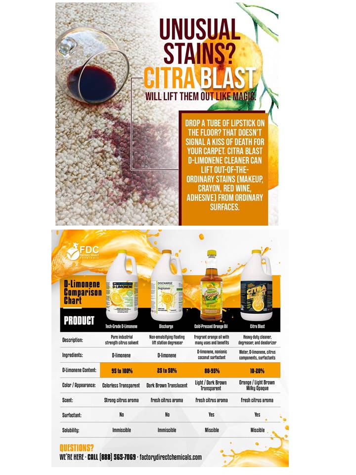 Eco Clean 1 Gal. Citra Blast D-Limonene Cleaner-CITRABLAST-1 - The Home ...