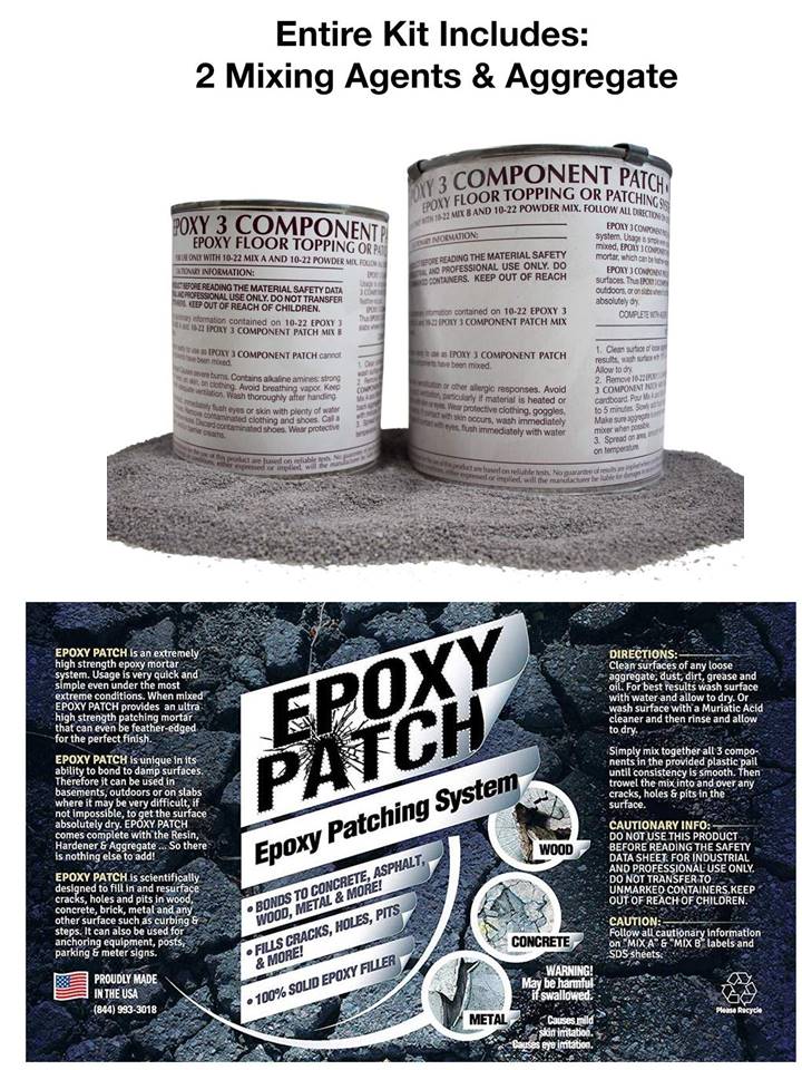 Eco Clean 25 lb. FDC 3 Part Epoxy Patching System-SPATCH-25 - The Home ...