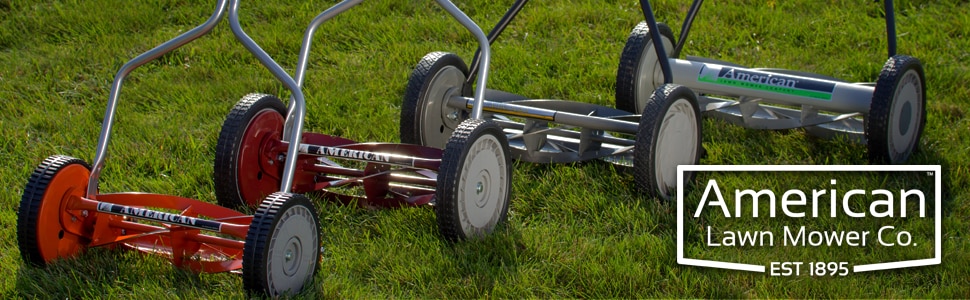 American Lawn Mower Company 14 in. 4-Blade Manual Walk Behind Reel Lawn ...