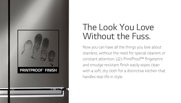 LG 23 cu. ft. French Door Refrigerator with InstaView Door-in-Door, Ice ...