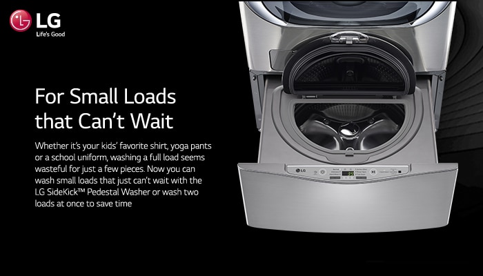 LG 4.5 cu.ft. High Efficiency Ultra Large Smart Front Load Washer with ...