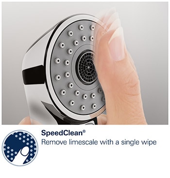 GROHE Eurocube Single-Handle Pull-Down Sprayer Kitchen Faucet in ...