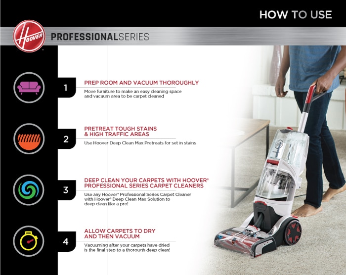 HOOVER SmartWash Advanced Automatic Corded Upright Carpet Cleaner ...
