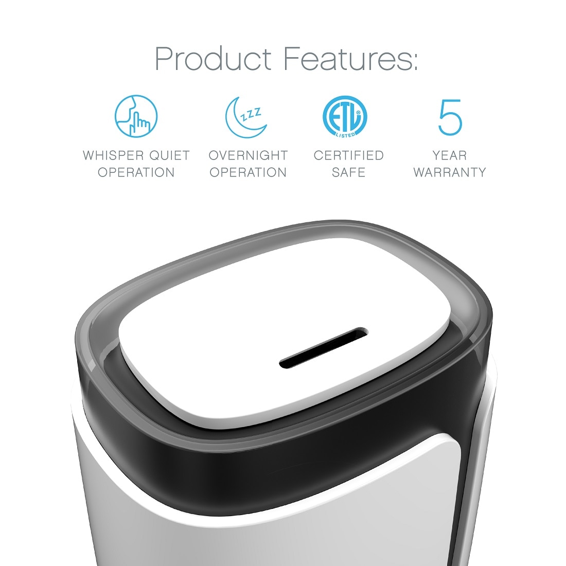 Pure Enrichment HUME Ultrasonic Cool Mist Humidifier PEHUME - The Home ...